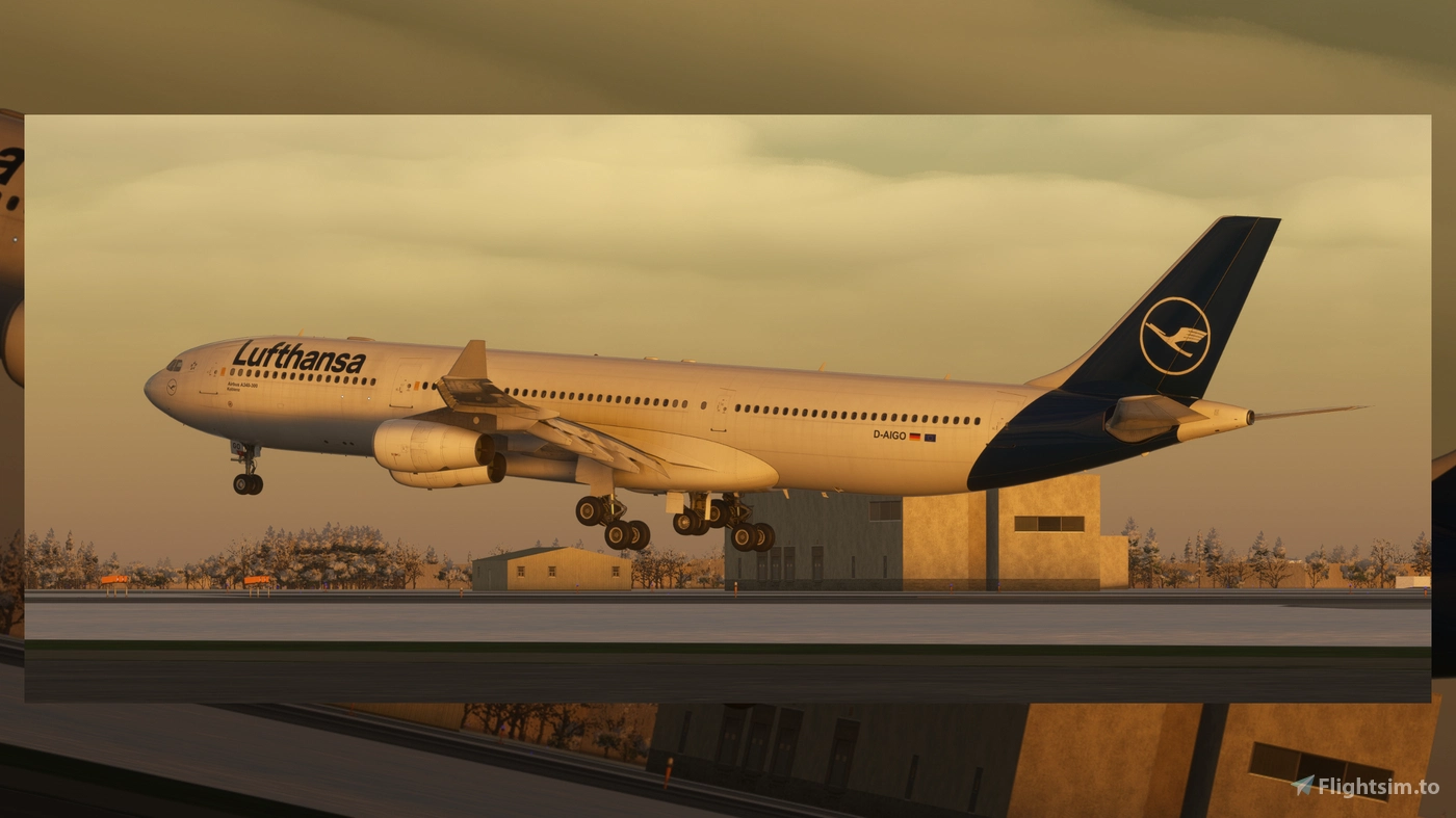 iniBuilds A340 | Lufthansa D-AIGO | MSFS 2024 for Microsoft Flight ...