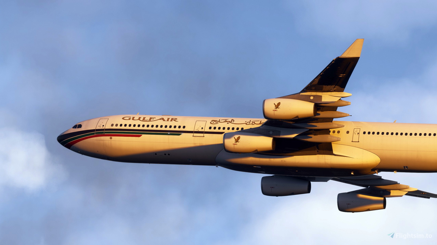 iniBuilds A340-300 - Gulf Air Old Colors (A4O-LC) for Microsoft Flight ...