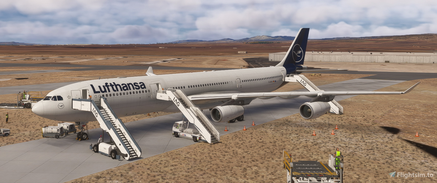 Inibuilds A340-300 GSX Profile for Microsoft Flight Simulator | MSFS