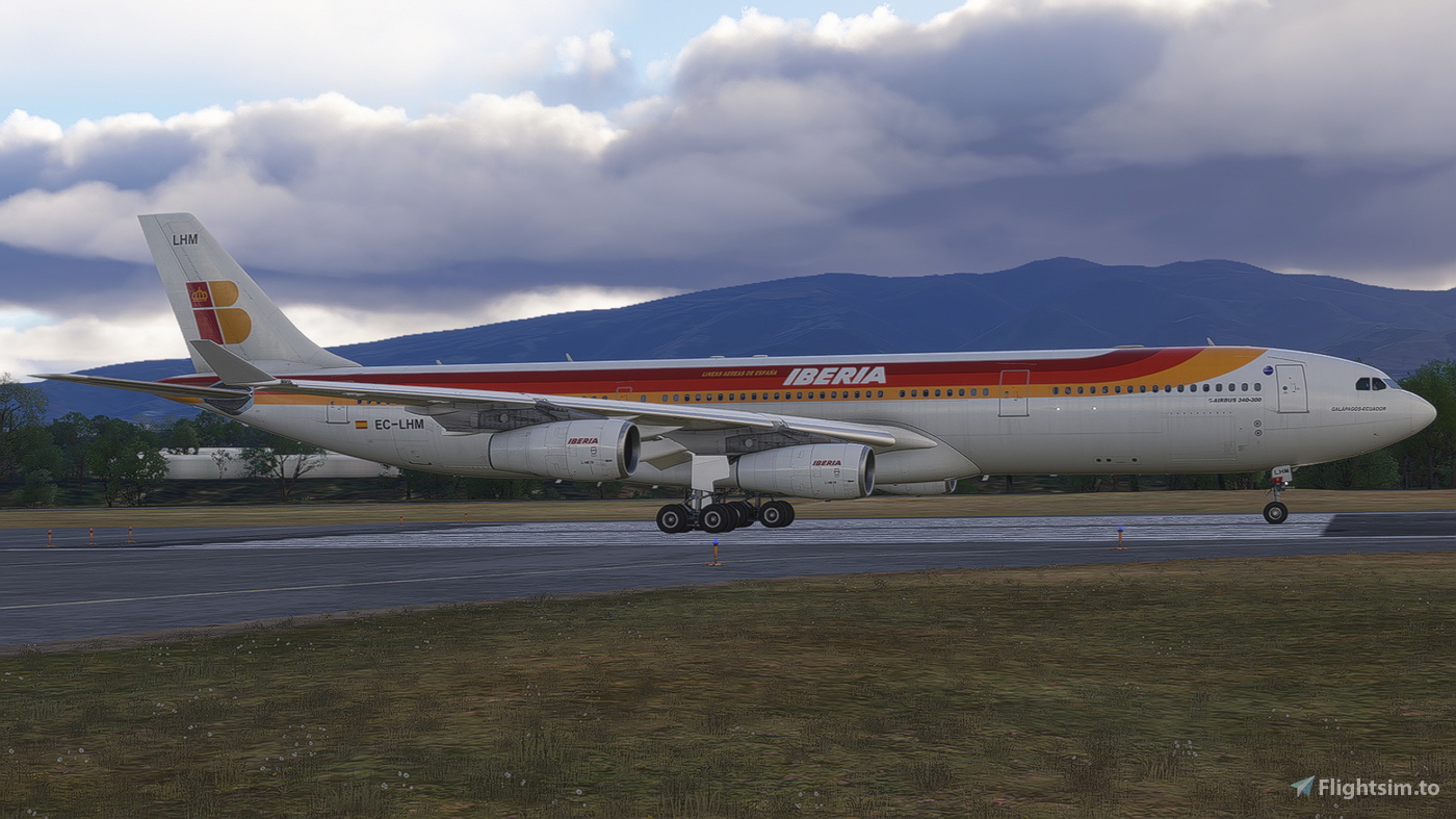 [IniBuilds A340-300] Iberia Airbus A340-300 per Microsoft Flight ...