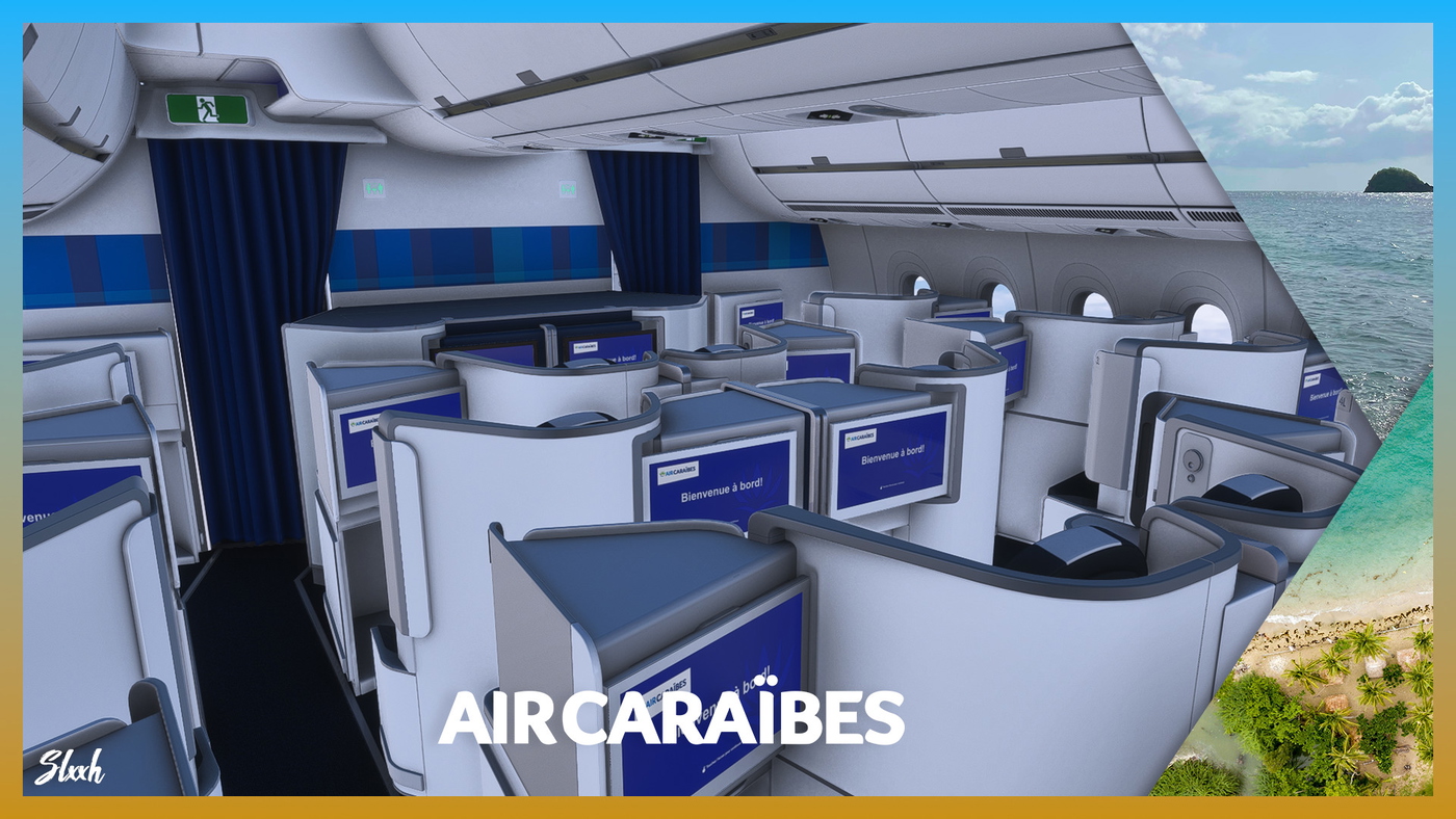 Inibuilds A350 | Air Caraïbes A359 FleetPack w/Cabin [8K] dla Microsoft ...
