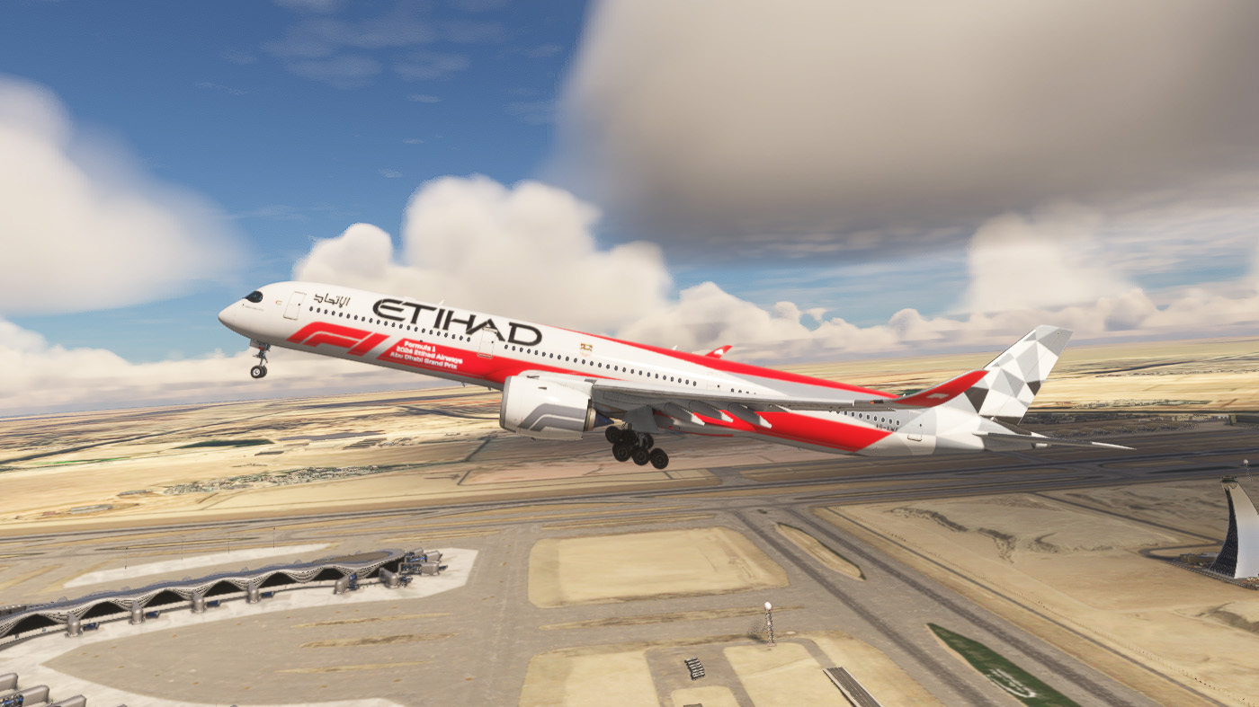 iniBuilds A350-1000 | Etihad Airways (Formula 1 Livery) | Fictional for ...