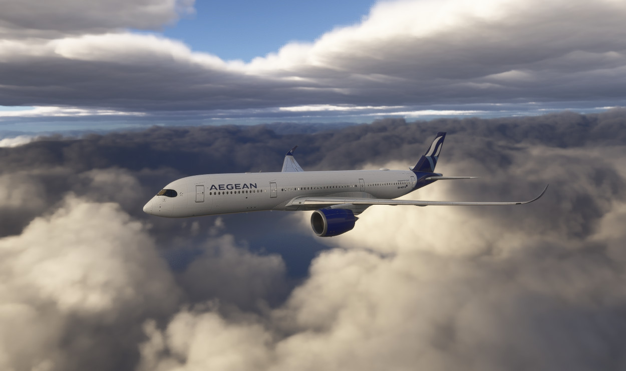 inibuilds A350-900 | Aegean (SX-HOT) | (Fictional) | (4K) - MSFS Add-on ...