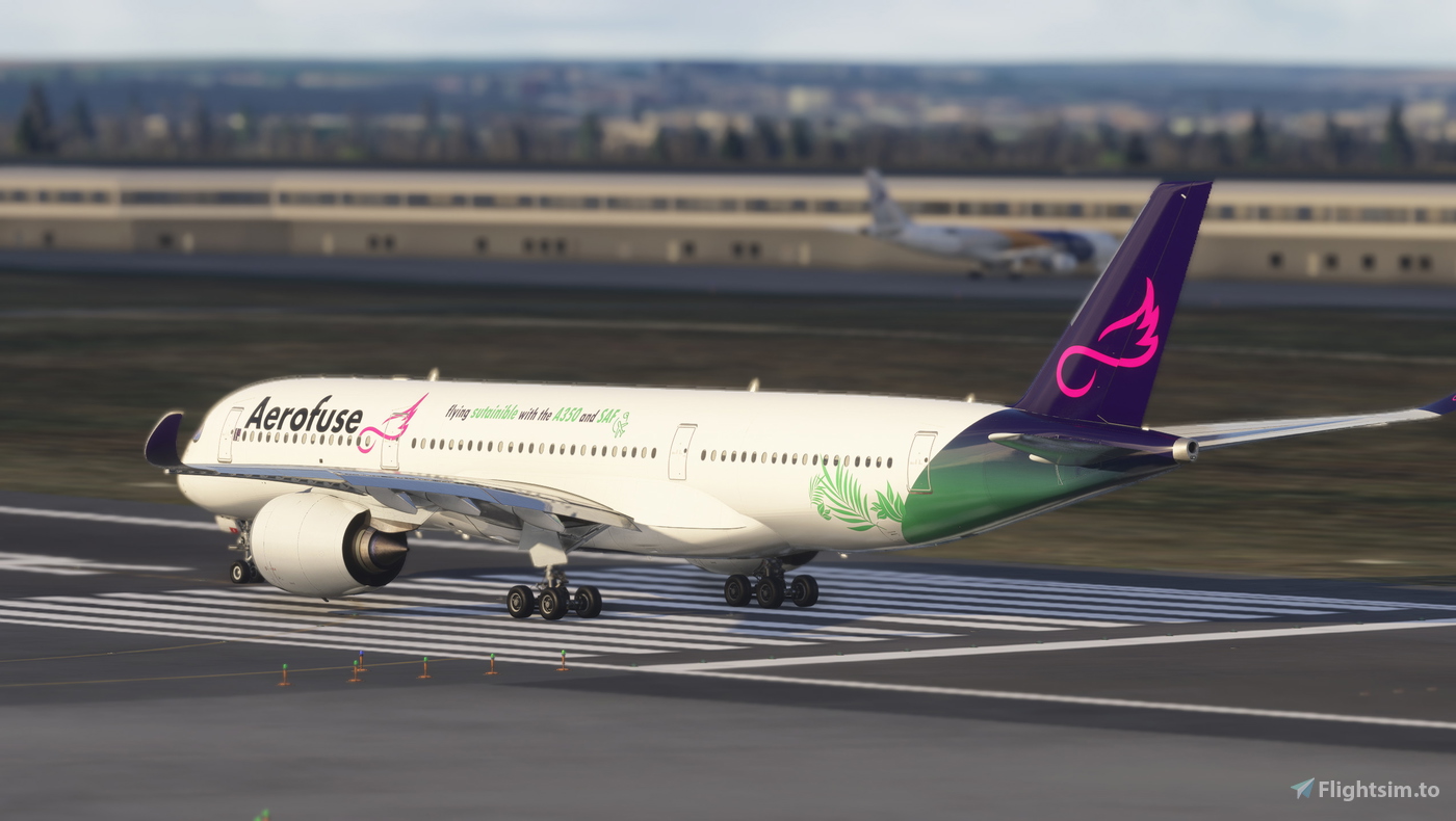 iniBuilds A350-900 | Aerofuse Virtual Airlines "Greenbus" for Microsoft ...