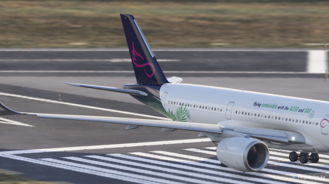 iniBuilds A350-900 | Aerofuse Virtual Airlines "Greenbus" for Microsoft ...