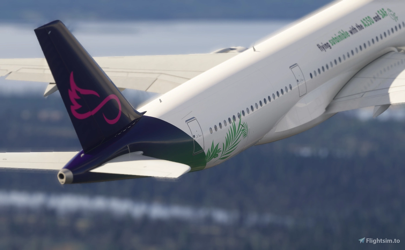 iniBuilds A350-900 | Aerofuse Virtual Airlines "Greenbus" für Microsoft ...