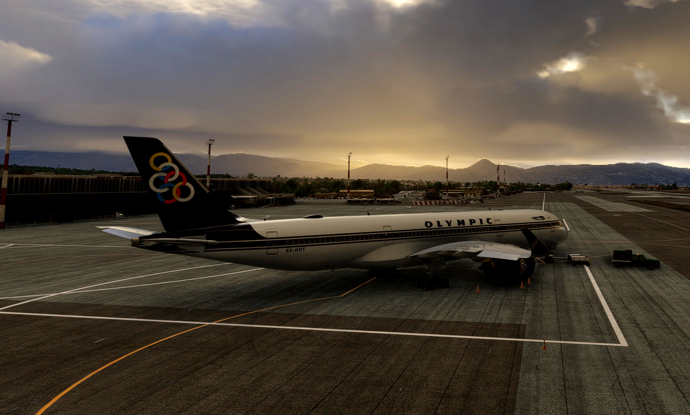 inibuilds A350-900 | Olympic Old Livery (SX-HOT) | (Fictional) | (4K ...