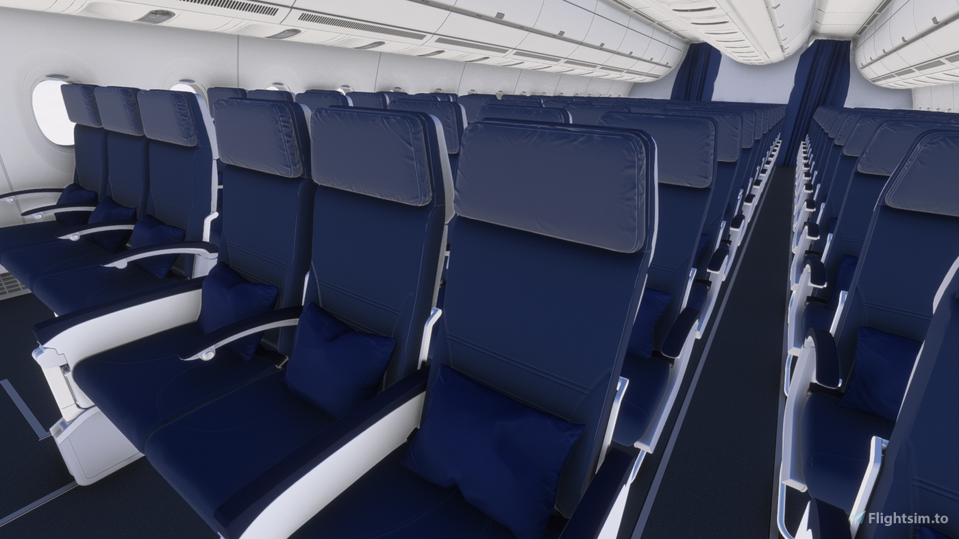 iniBuilds A350-900/-1000 w/ cabin United Airlines Pack [8K][4K] para ...