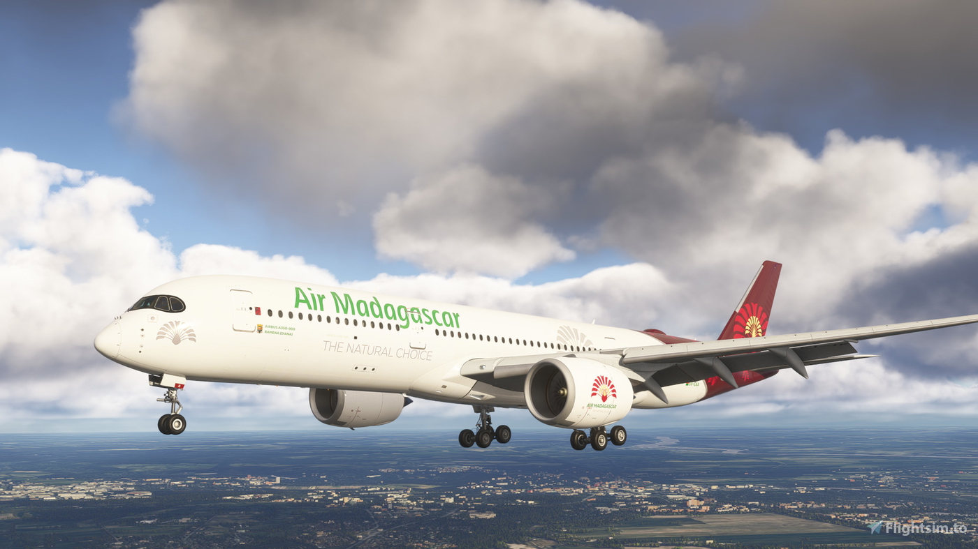 inibuilds A350-900 | Air Madagascar 2024 - (5R-EAA) for Microsoft Flight Simulator | MSFS