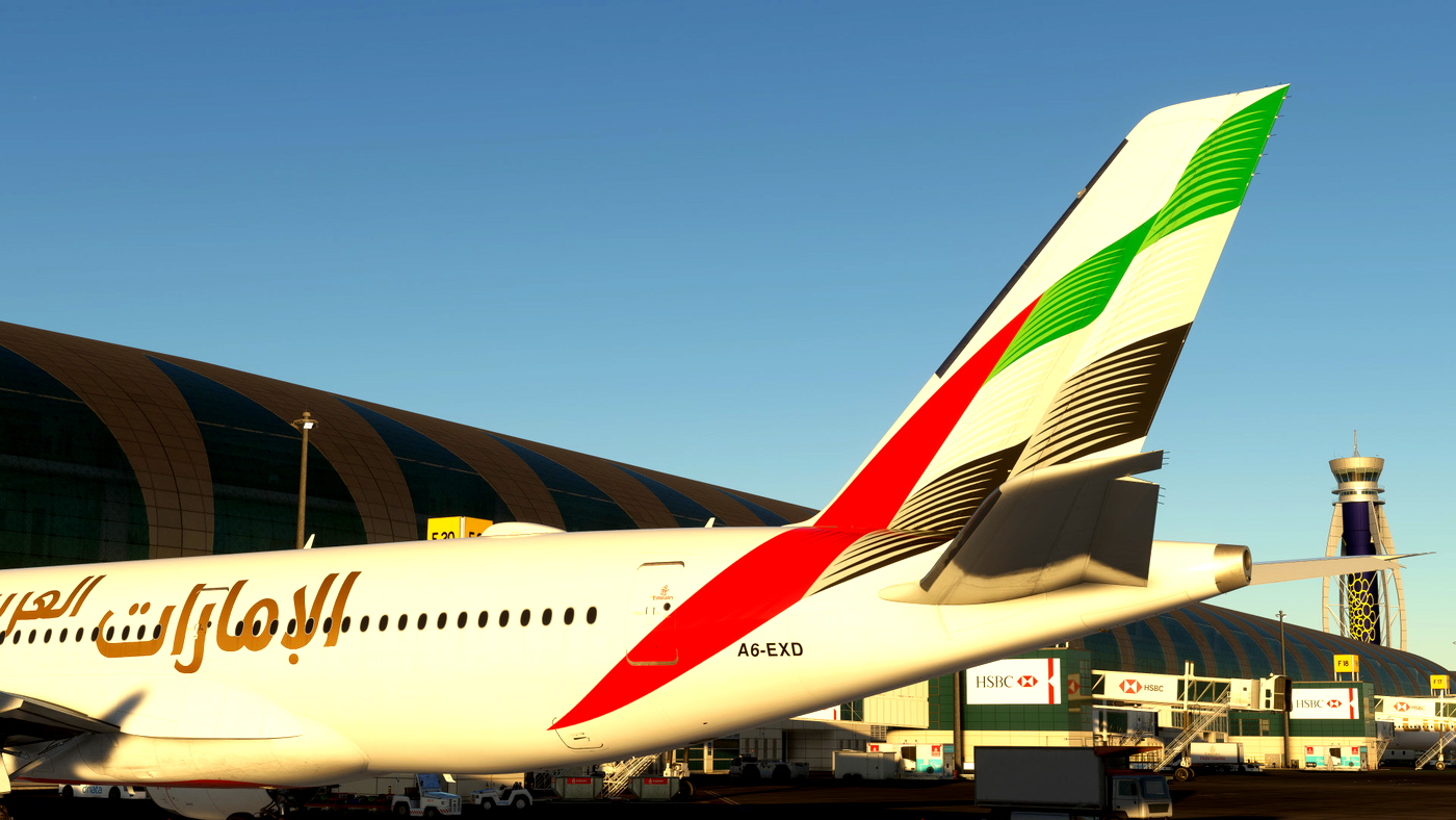 iniBuilds A350-900 Emirates "Year of the Fiftieth" | A6-EXD | Fictional ...
