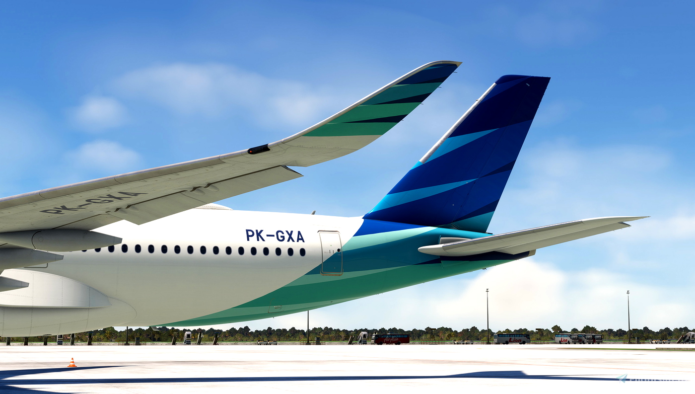 iniBuilds A350-900 Garuda Indonesia PK-GXA (Fictional) for Microsoft Flight Simulator | Feed
