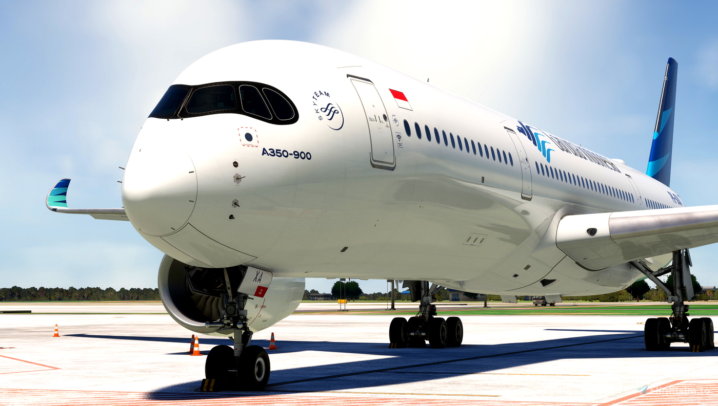 iniBuilds A350-900 Garuda Indonesia PK-GXA (Fictional) のために Microsoft Flight Simulator | Feed