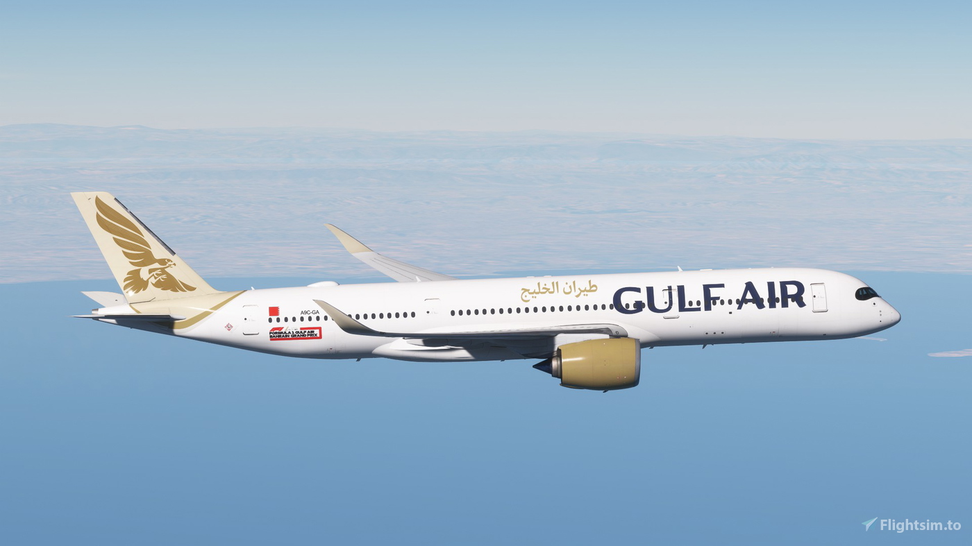 IniBuilds A350-900 Gulf Air (Fictional) for Microsoft Flight Simulator | MSFS