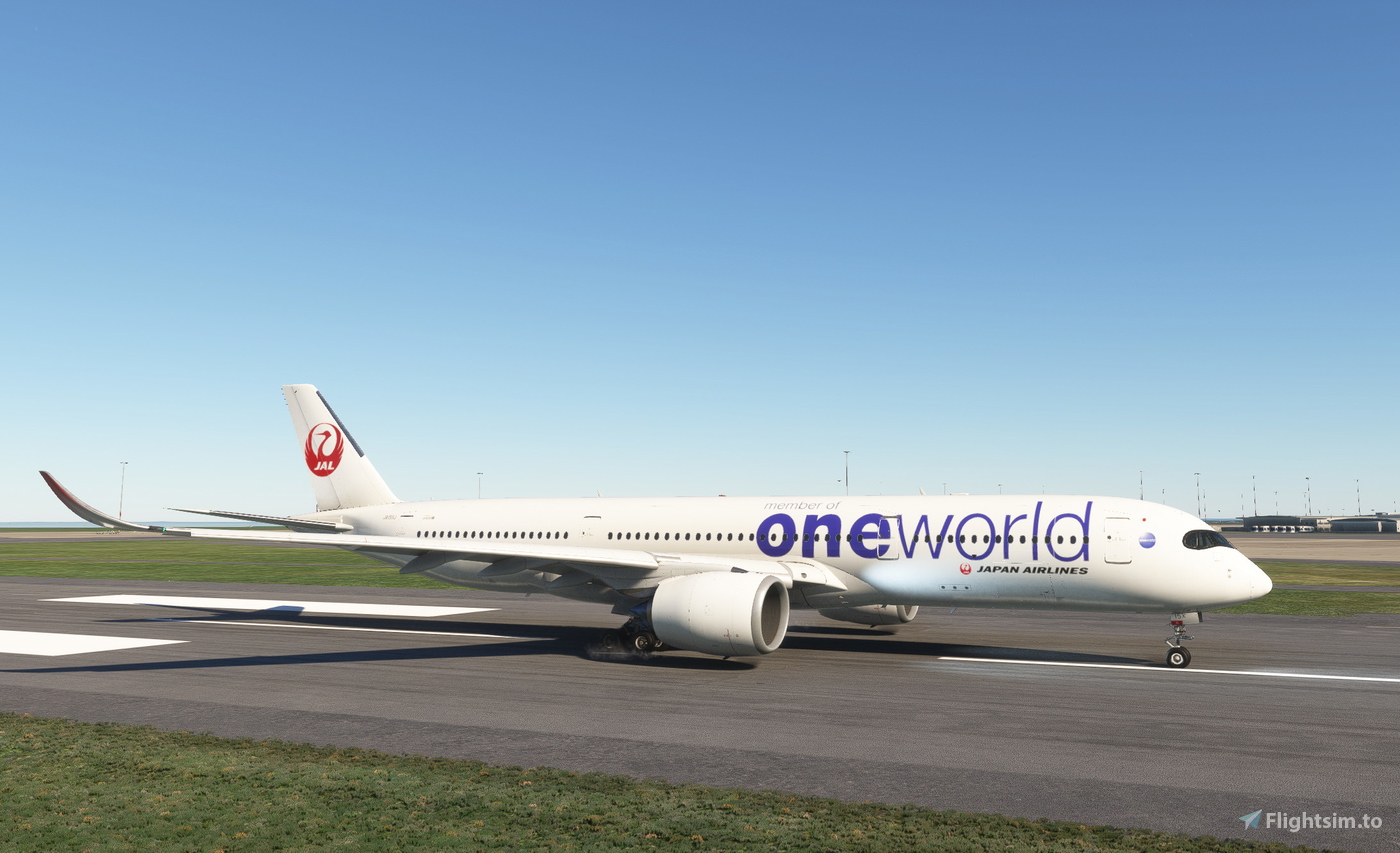 iniBuilds A350-900 JAL oneworld livery(JA15XJ) のために Microsoft Flight Simulator | MSFS