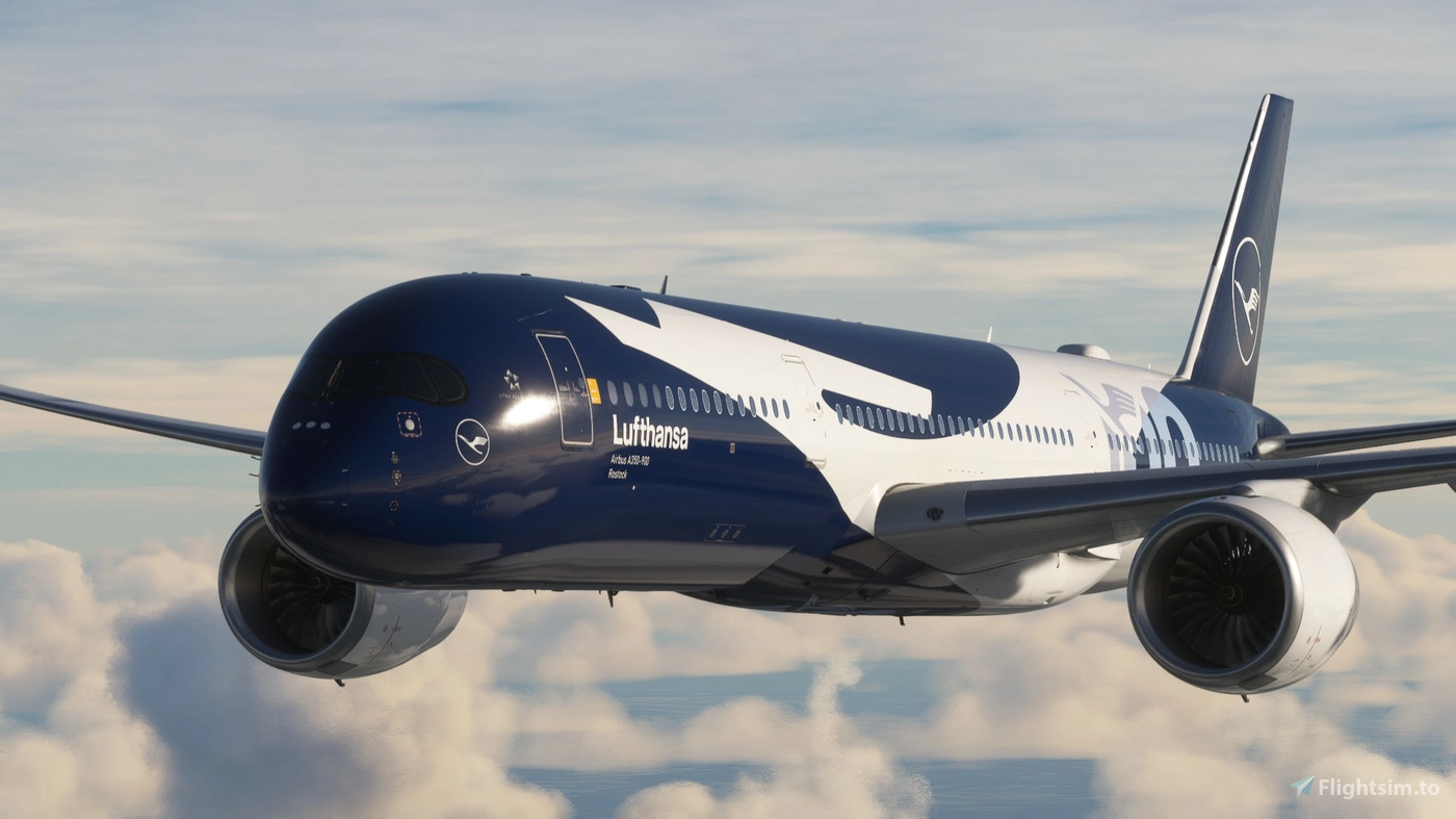 IniBuilds A350-900 Lufthansa 100 Year Anniversary für Microsoft Flight ...