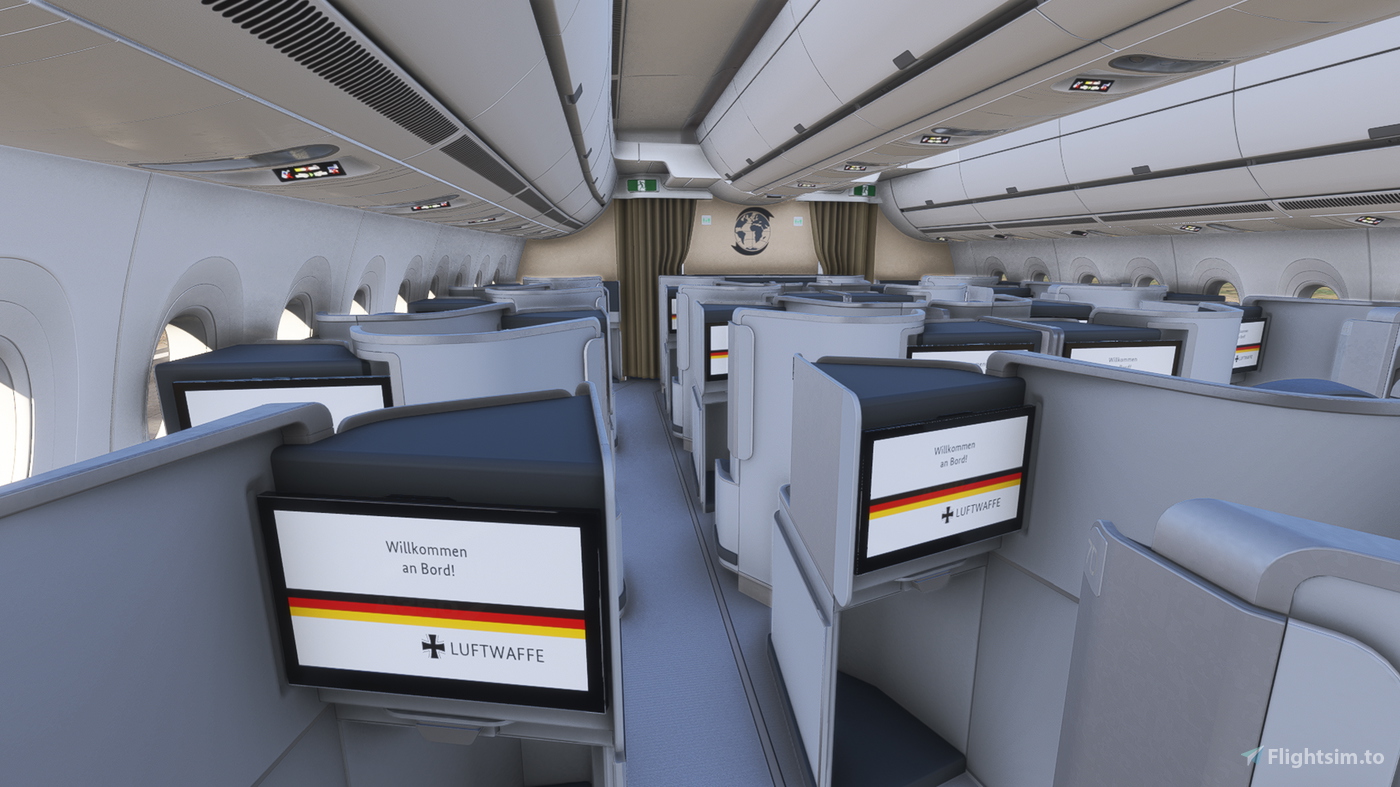 iniBuilds A350-900 w/ cabin German Luftwaffe complete Fleet[8K][4K] for ...