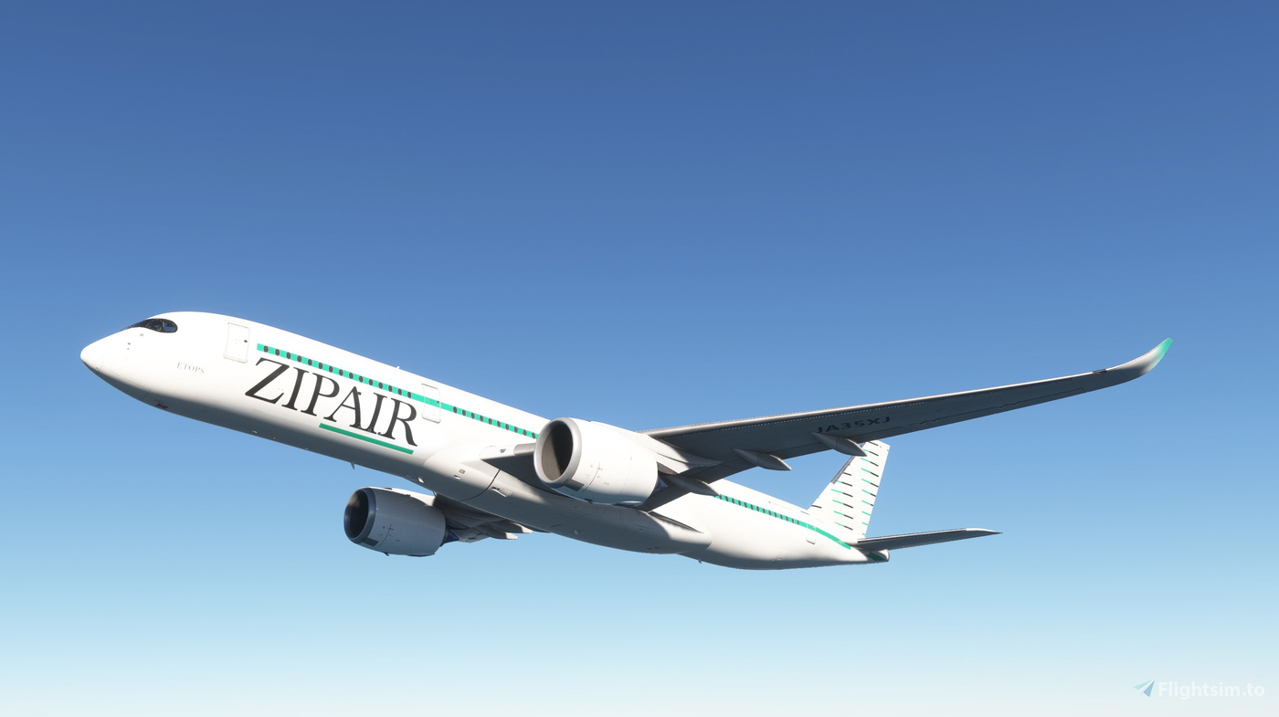iniBuilds A350-900 ZIPAIR A350 (fictional) のために Microsoft Flight Simulator | MSFS