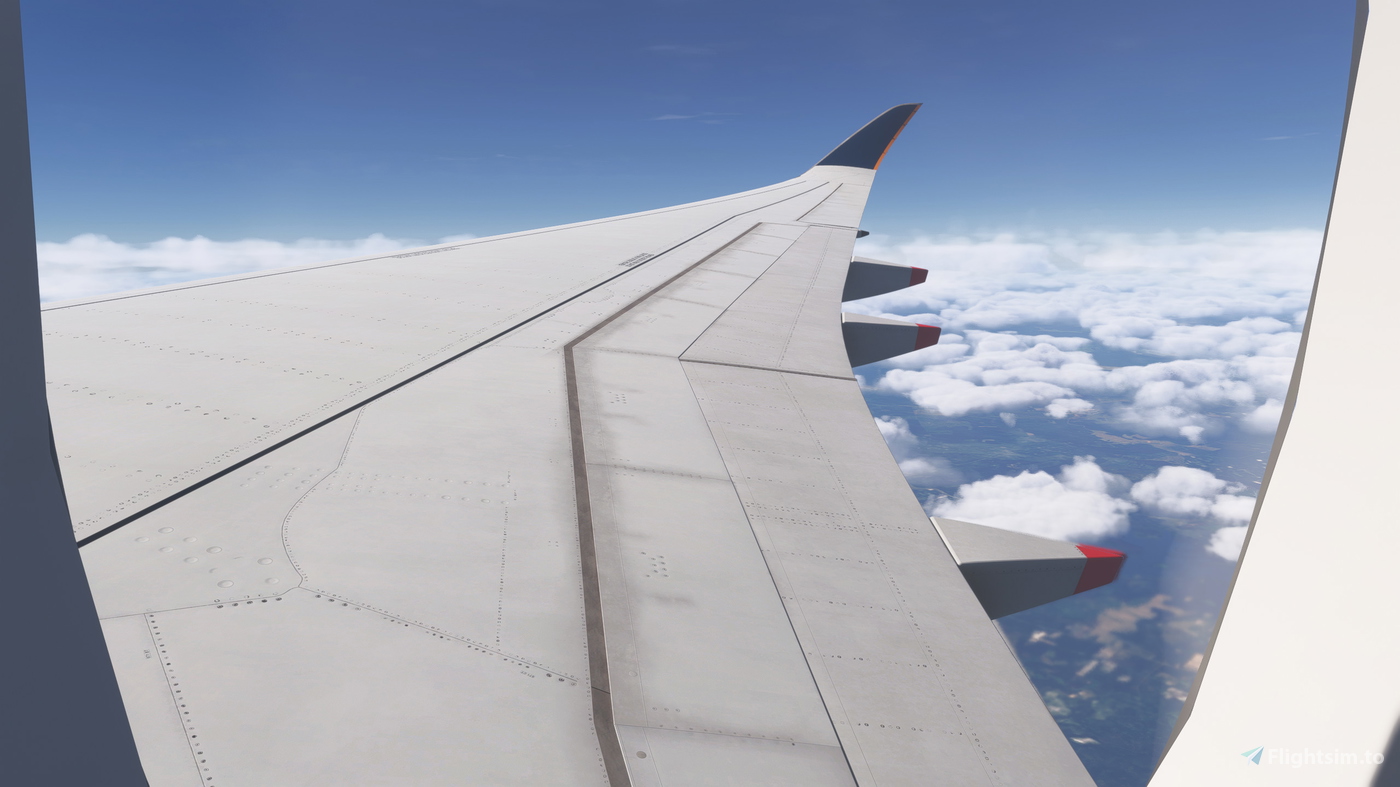iniBuilds A350 Custom Wing Views pour Microsoft Flight Simulator | MSFS