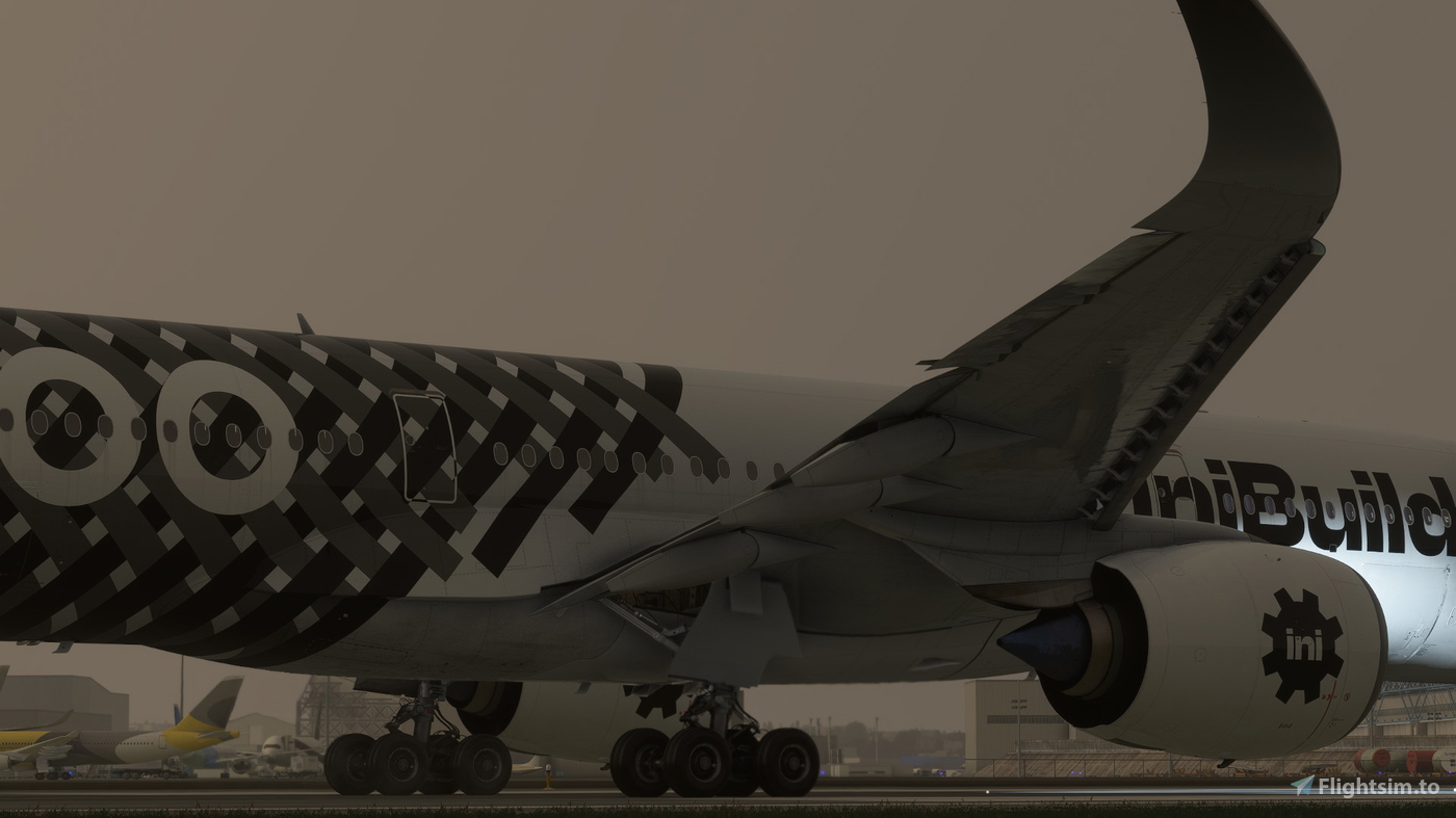 iniBuilds-A350-Low-Res-Textures per Microsoft Flight Simulator | MSFS