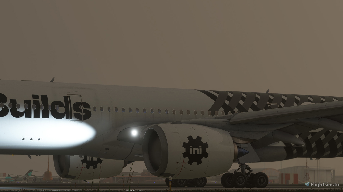 iniBuilds-A350-Low-Res-Textures dla Microsoft Flight Simulator | MSFS