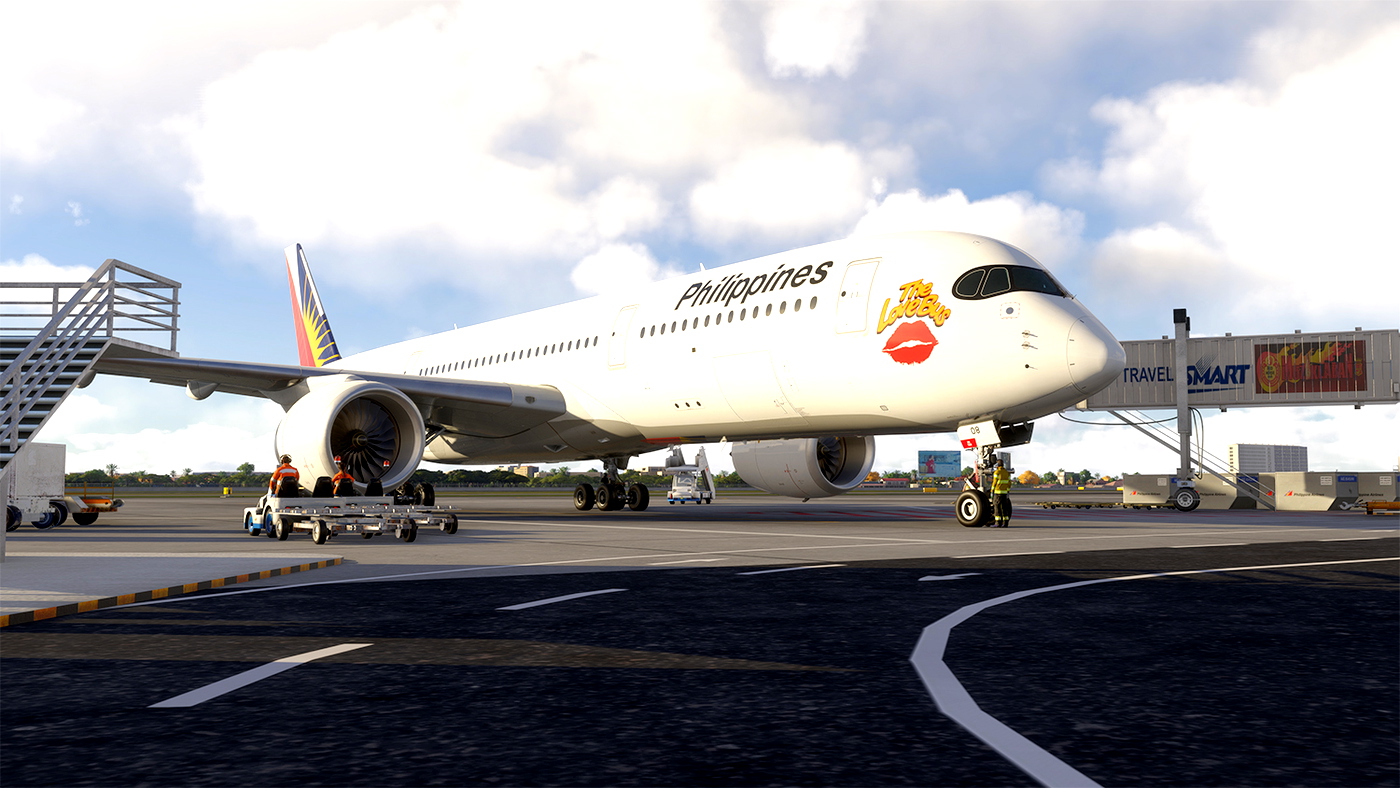 Inibuilds A350 Philippine Airlines "Love Bus" RP-C3508 for Microsoft ...