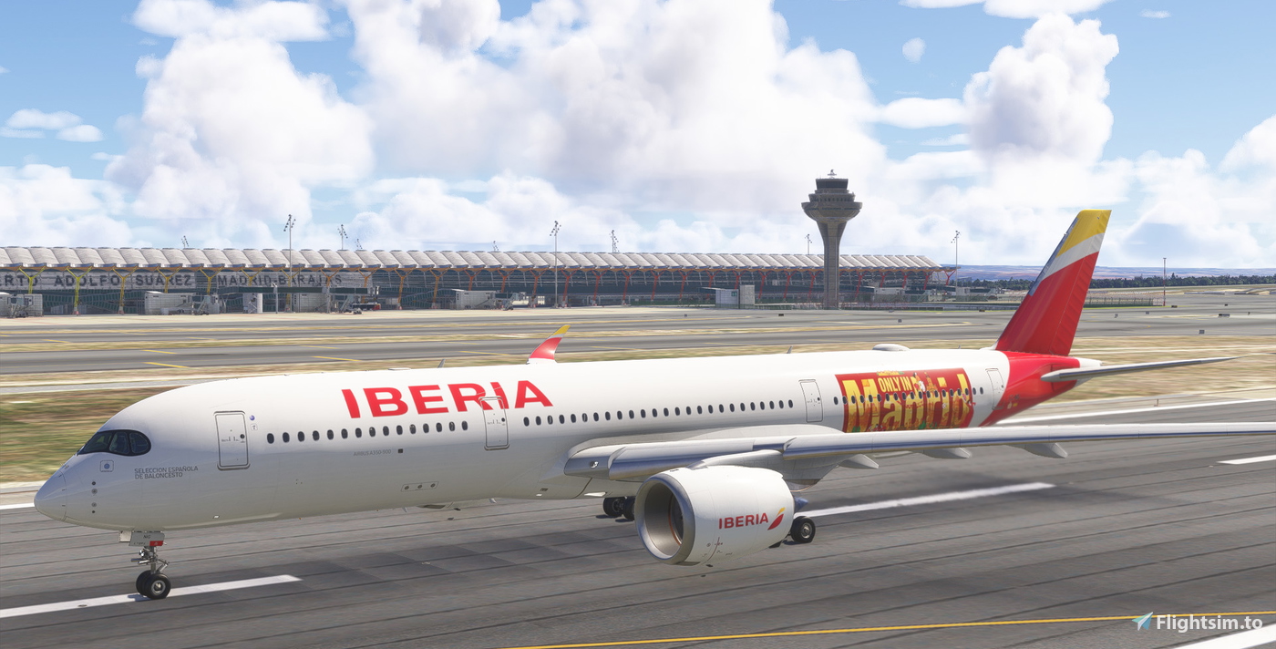 Inibuilds A359 ｜IBERIA ｜EC - NIG "ONLY IN MADRID"｜MSFS2024 のために ...