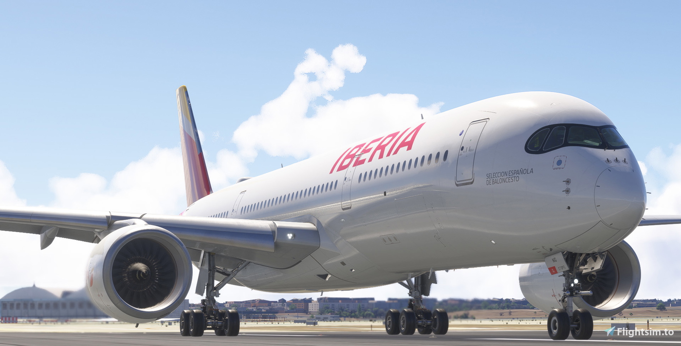 Inibuilds A359 ｜IBERIA ｜EC - NIG "ONLY IN MADRID"｜MSFS2024 のために ...