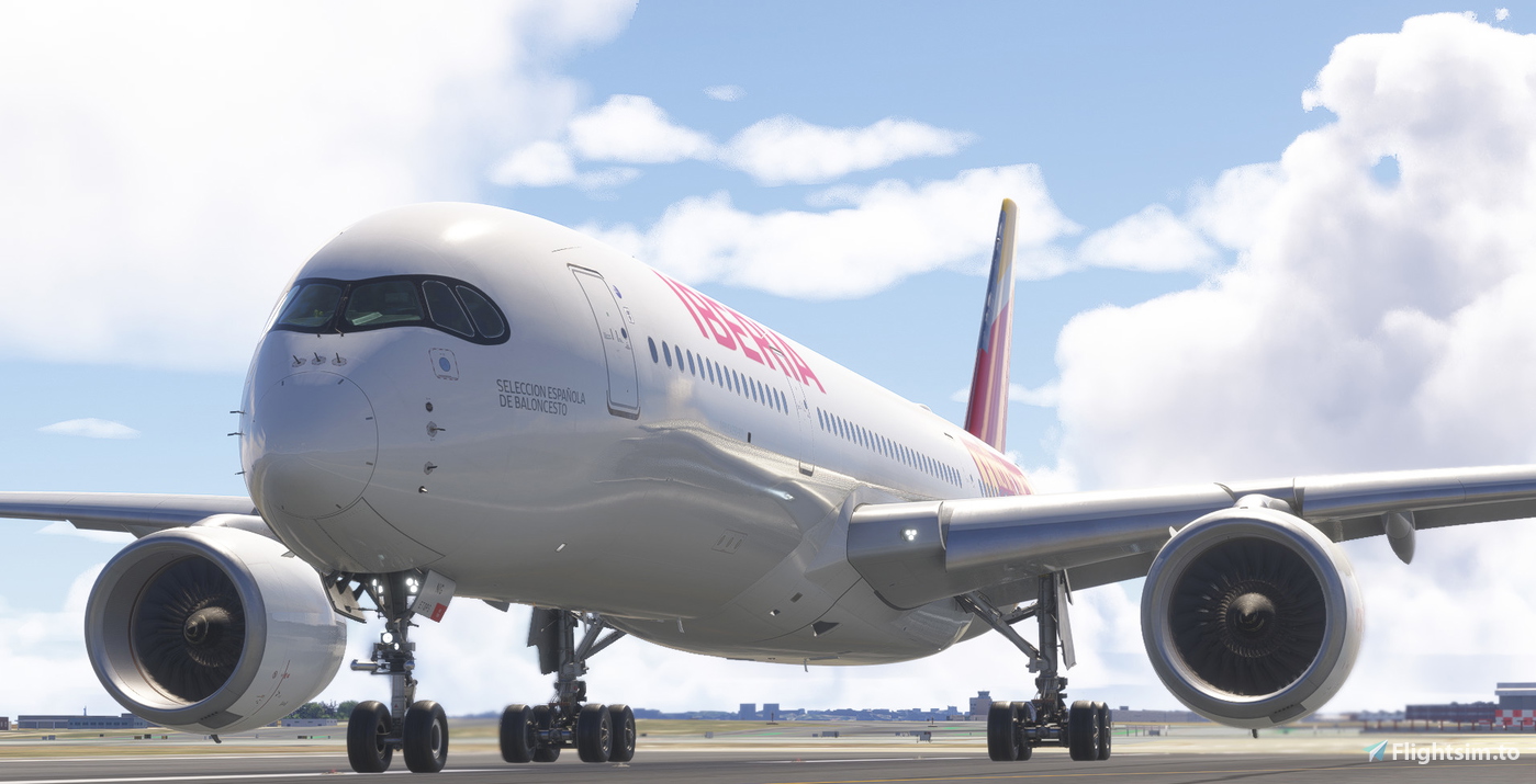 Inibuilds A359 ｜IBERIA ｜EC - NIG "ONLY IN MADRID"｜MSFS2024 のために ...