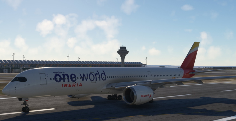 Inibuilds A359 ｜IBERIA ONE WORLD (Fictional) (Dirty)｜EC - NXD｜MSFS 2020 for Microsoft Flight ...