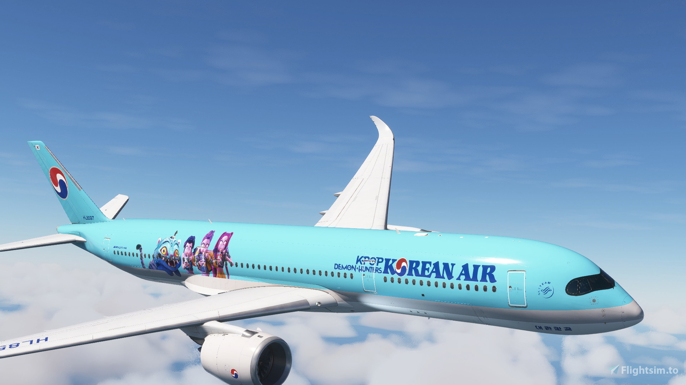 iniBuilds A359 Korean Air KPop-Demon-Hunters for Microsoft Flight ...
