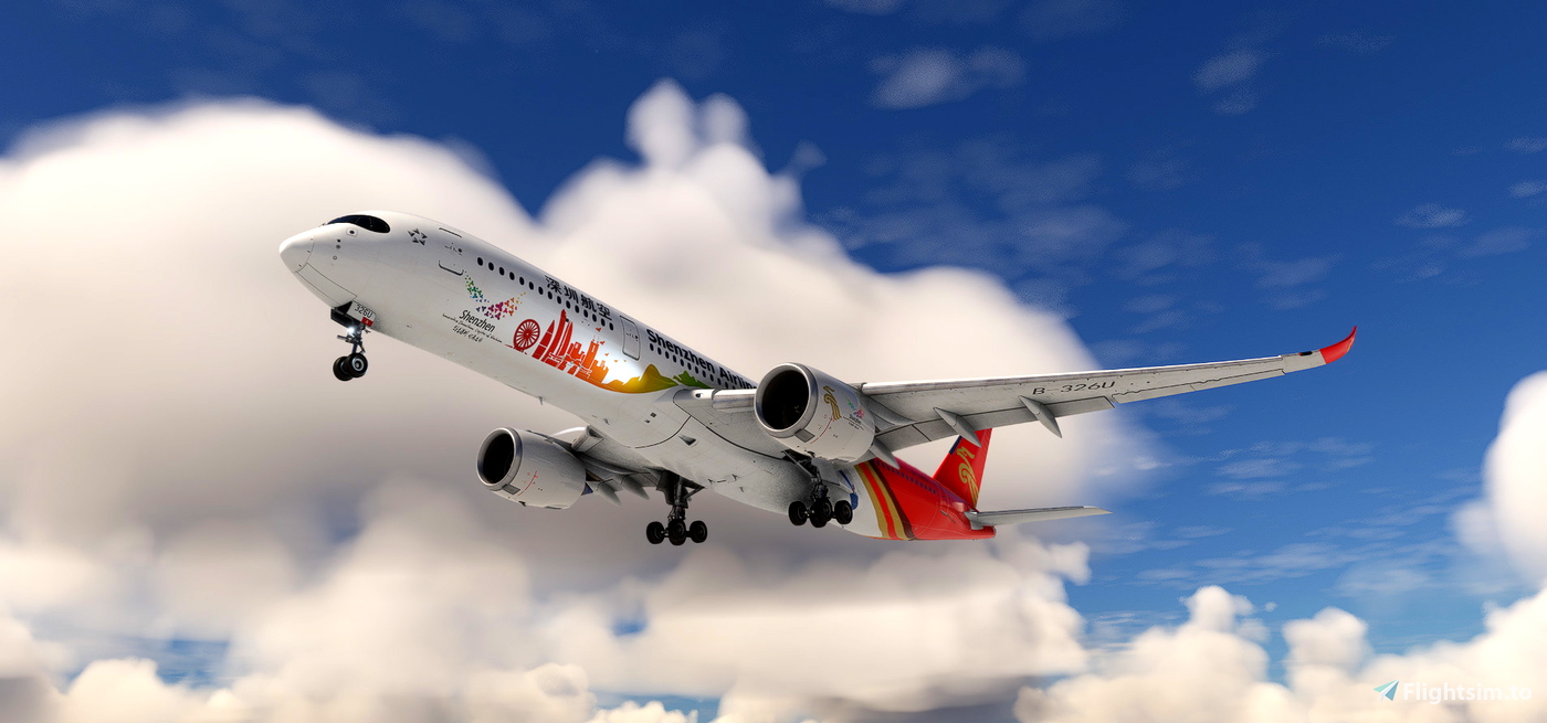 iniBuilds-a359-Shenzhen Airlines Shenzhen livery(Fictional 4K) for ...