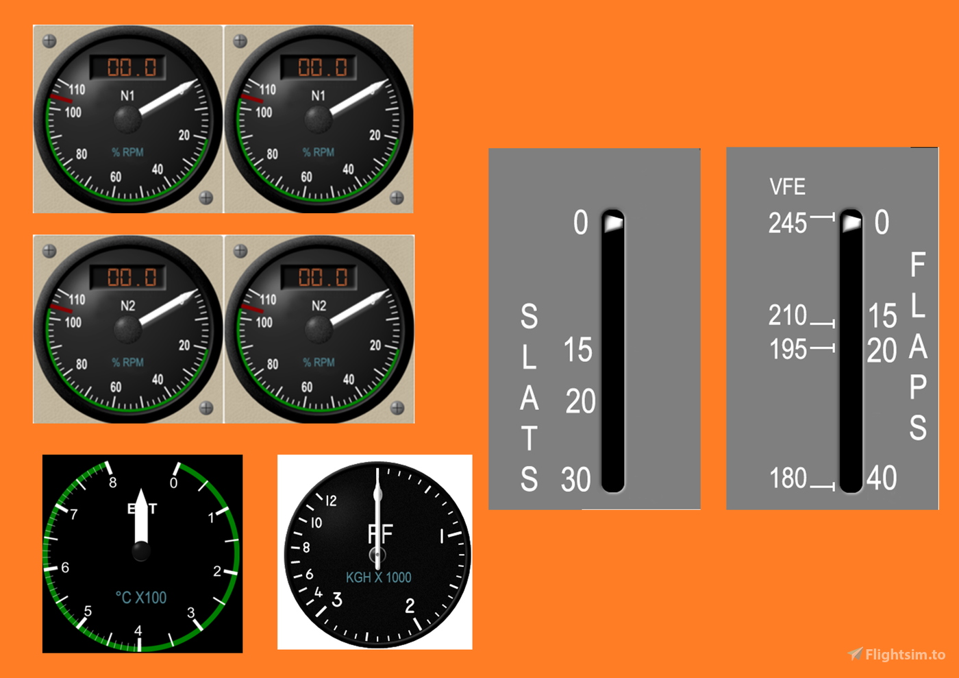 IniBuilds Airbus A310 Air Manager Instruments för Microsoft Flight ...