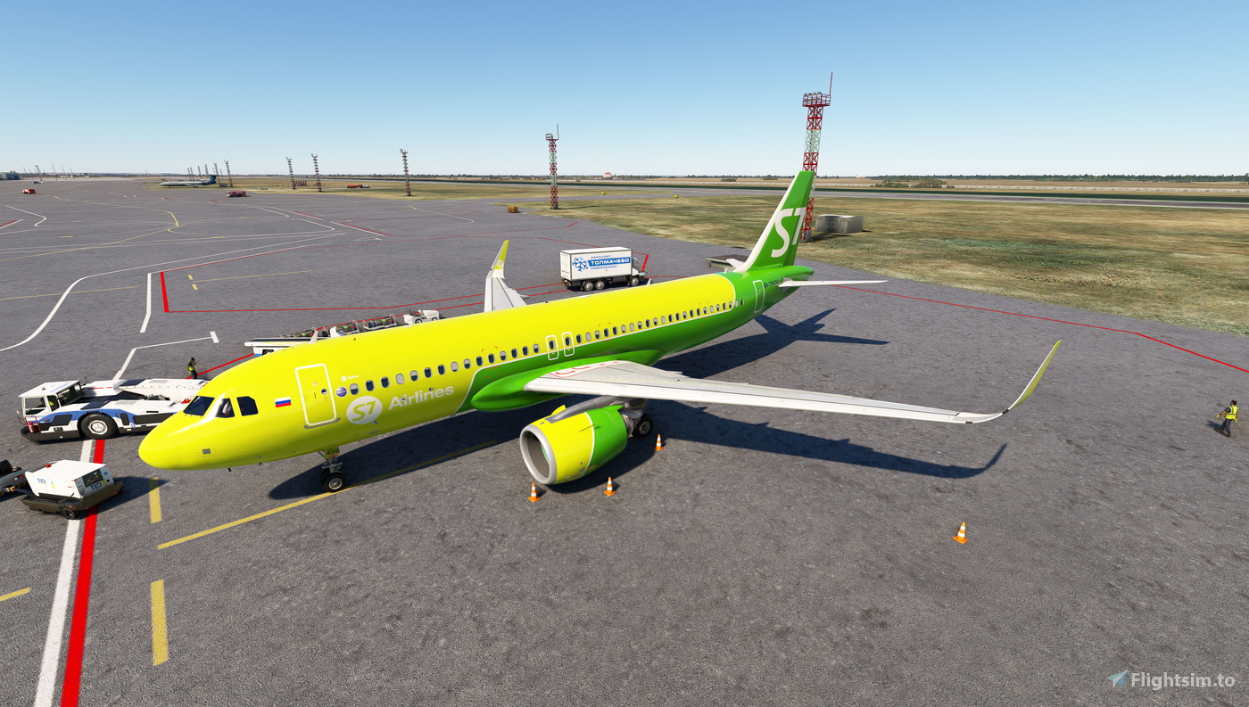 iniBuilds Airbus A320neo S7 Airlines Pack pour Microsoft Flight Simulator | MSFS