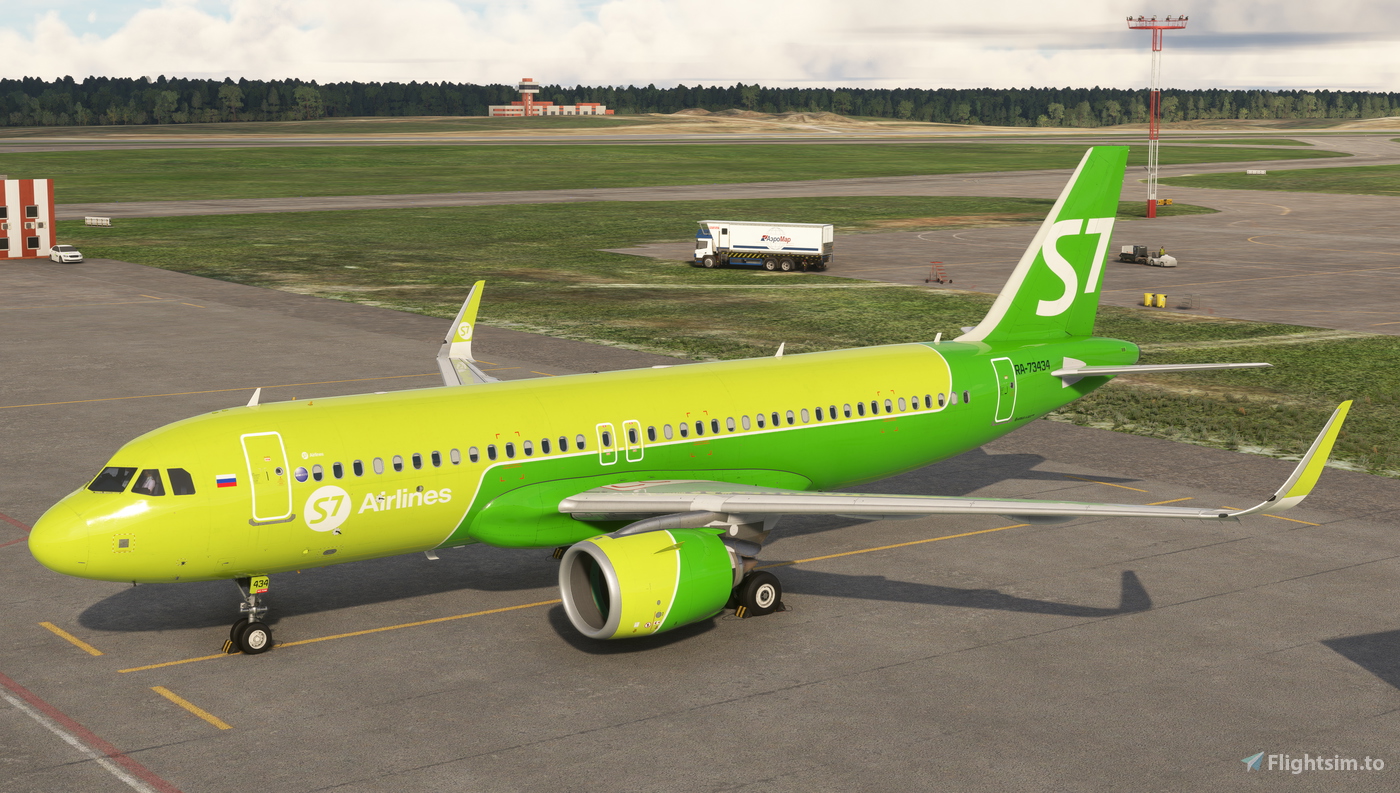 iniBuilds Airbus A320neo S7 Airlines Pack for Microsoft Flight Simulator | MSFS