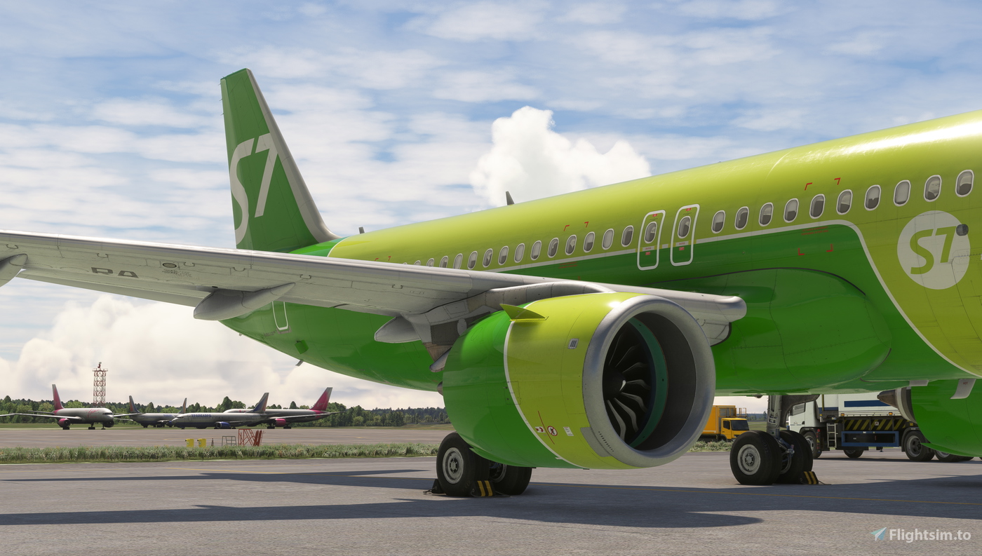 iniBuilds Airbus A320neo S7 Airlines Pack for Microsoft Flight Simulator | MSFS