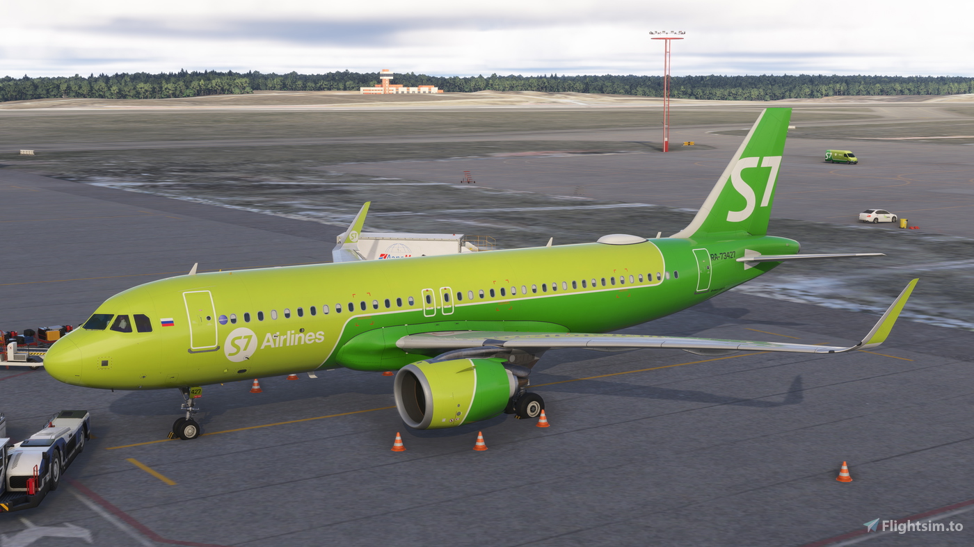 iniBuilds Airbus A320neo S7 Airlines Pack for Microsoft Flight Simulator | MSFS