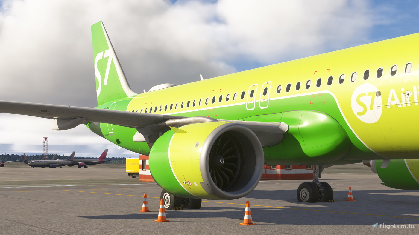 iniBuilds Airbus A320neo S7 Airlines Pack for Microsoft Flight Simulator | MSFS