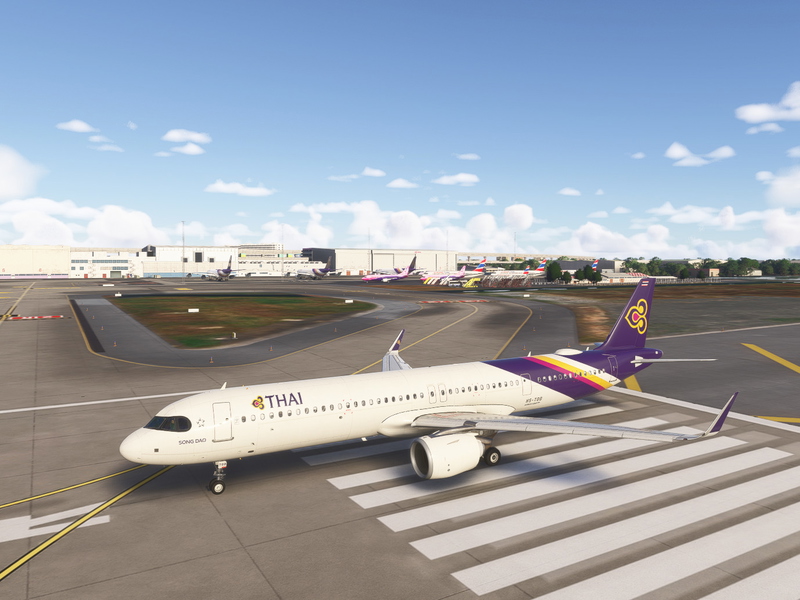 iniBuilds Airbus A321LR - Thai Airways Livery (HS-TOD) for Microsoft ...