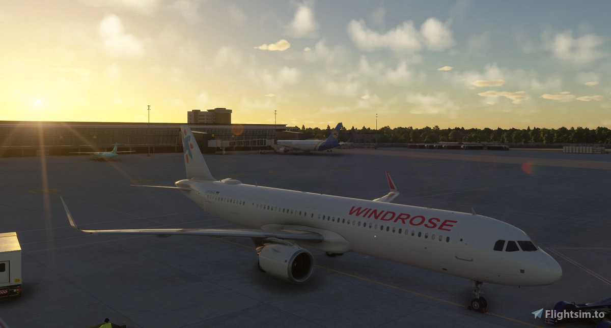 Inibuilds Airbus A321LR (UR-WRX) WINDROSE w/cabin (fictional) for Microsoft Flight Simulator | MSFS