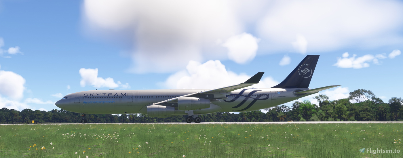 iniBuilds Airbus A340-300 | Aerolineas Argentinas - LV-FPV for ...