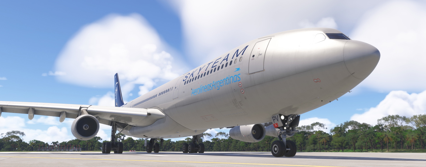 iniBuilds Airbus A340-300 | Aerolineas Argentinas - LV-FPV for ...