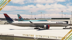 Inibuilds Airbus A350-1000 Delta Airlines 2000 "Colors In Motion ...
