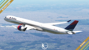 Inibuilds Airbus A350-1000 Delta Airlines 2000 "Colors In Motion ...