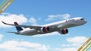 Inibuilds Airbus A350-1000 Delta Airlines 2000 "Colors In Motion ...