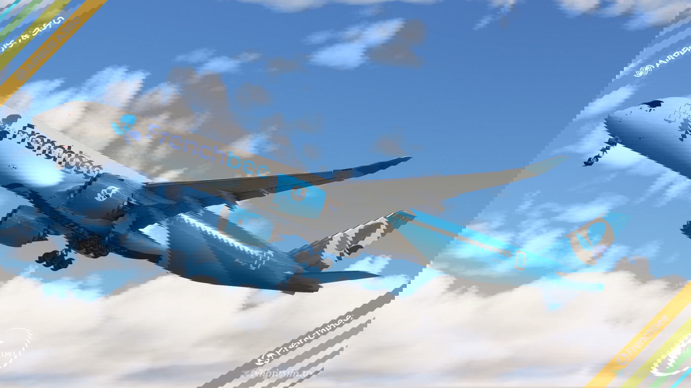 Inibuilds Airbus A350-1000 French Bee Fleet 4K for Microsoft Flight ...