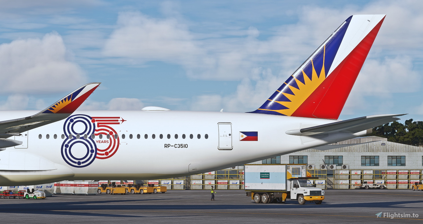 inibuilds Airbus A350-1000 Philippine Airlines 85 Years Decals RP-C3510 ...