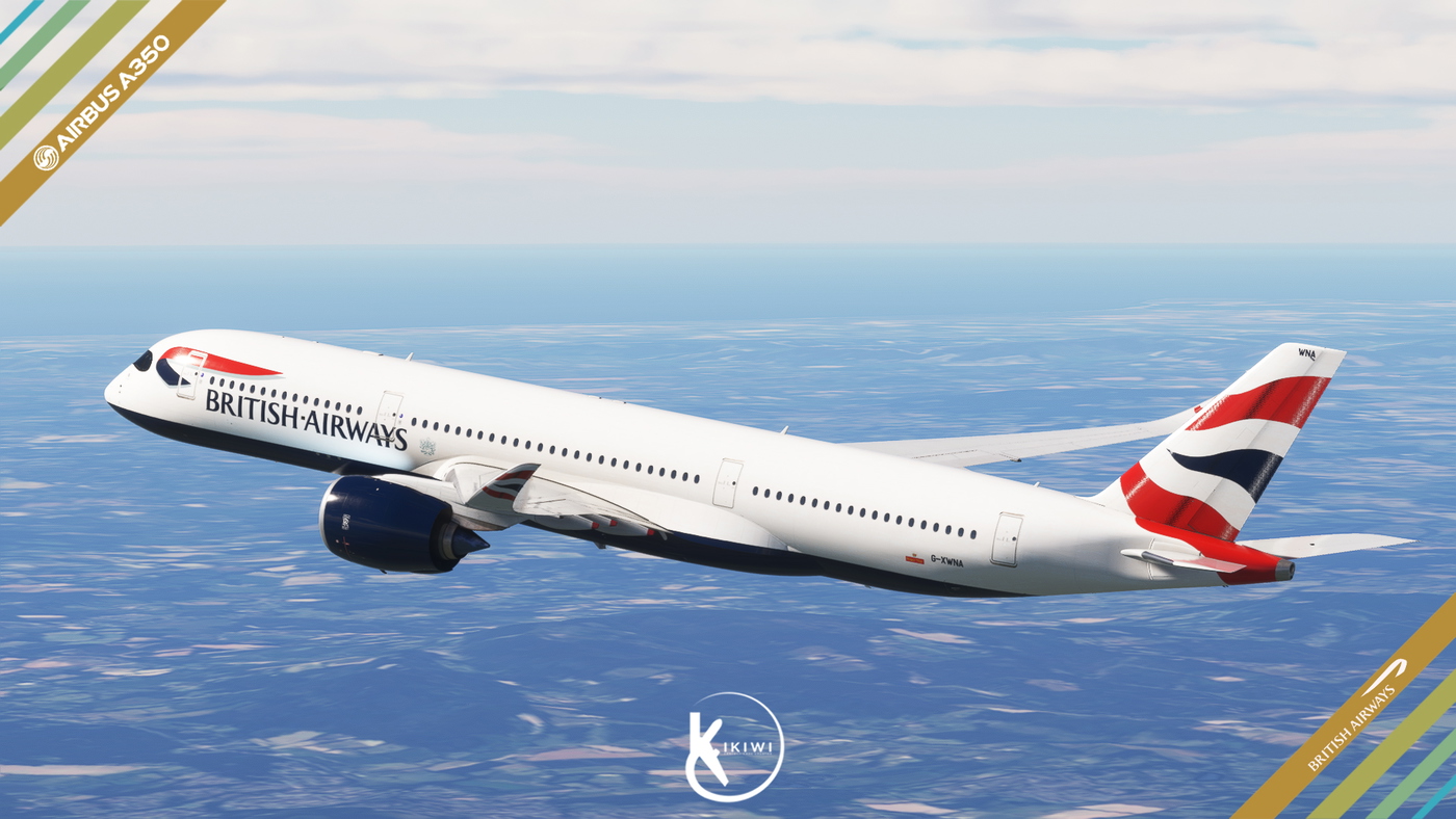 Inibuilds Airbus A350-900 British Airways 4K for Microsoft Flight ...