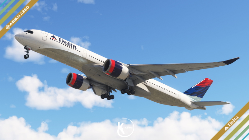 [DISCONTINUED] - Inibuilds Airbus A350-900 Delta Airlines 2000 "Colors ...