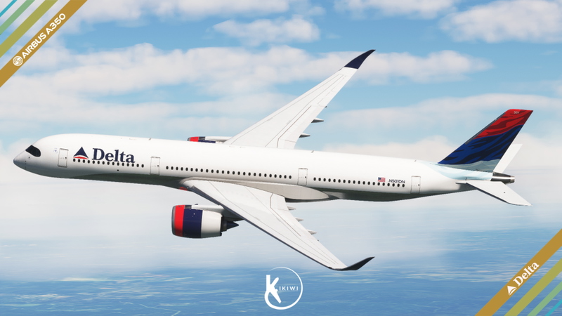 [DISCONTINUED] - Inibuilds Airbus A350-900 Delta Airlines 2000 "Colors ...