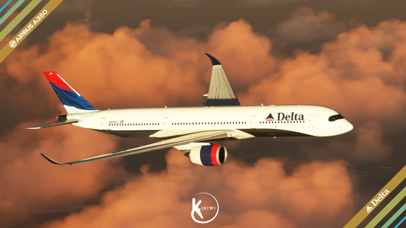 [DISCONTINUED] - Inibuilds Airbus A350-900 Delta Airlines 2000 "Colors ...